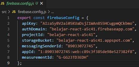 #10 | Firebase di ReactJS
